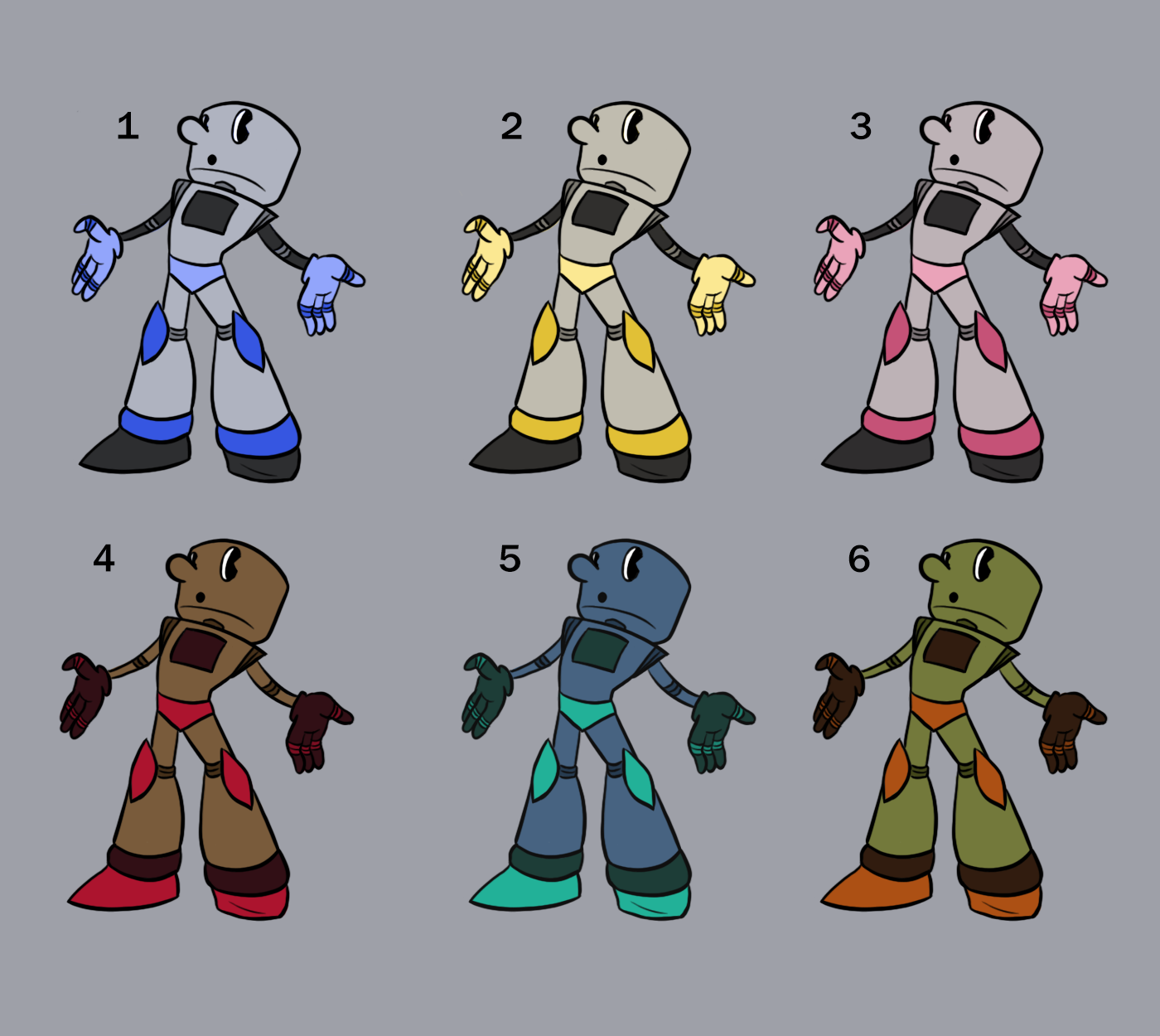 Steph's Indefinite Journey: Character Design Iterations: Narrowing It Down