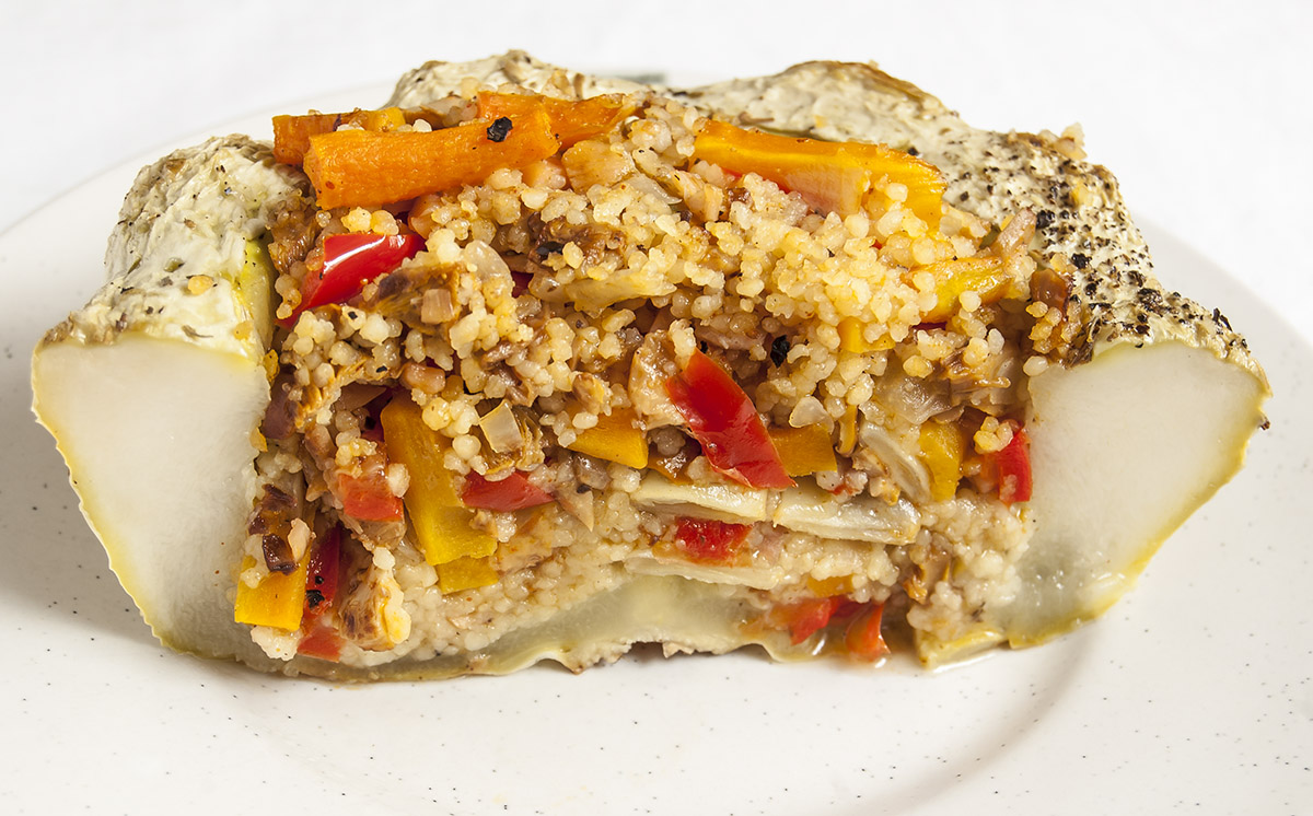 Przepisy na pyszności: Patison nadziewany kuskusem i warzywami