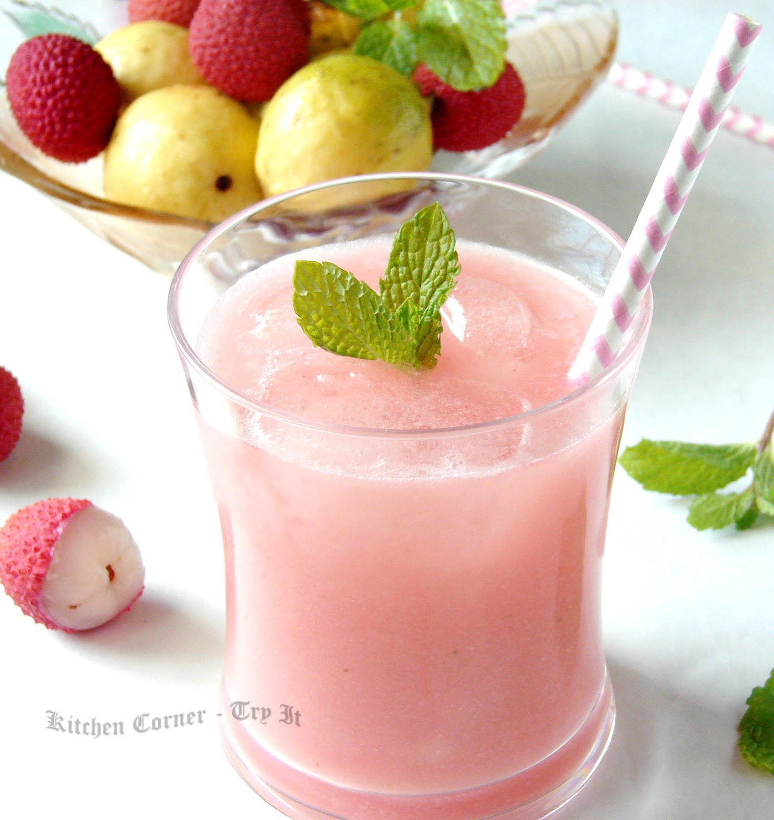 Guava and Lychee Cooler