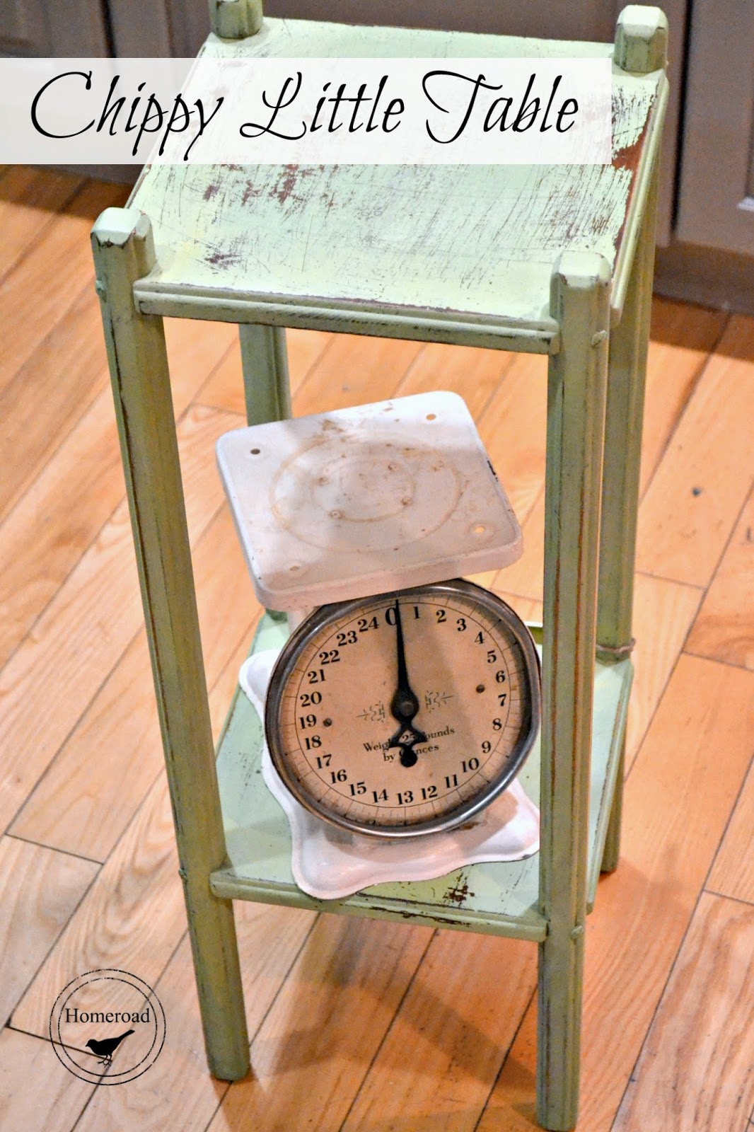 Grandma's Chippy Little Table