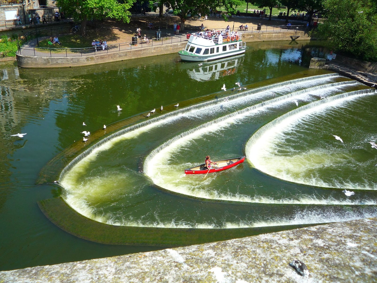 Be Sol Be: Canoeing River Avon - Bath Weir