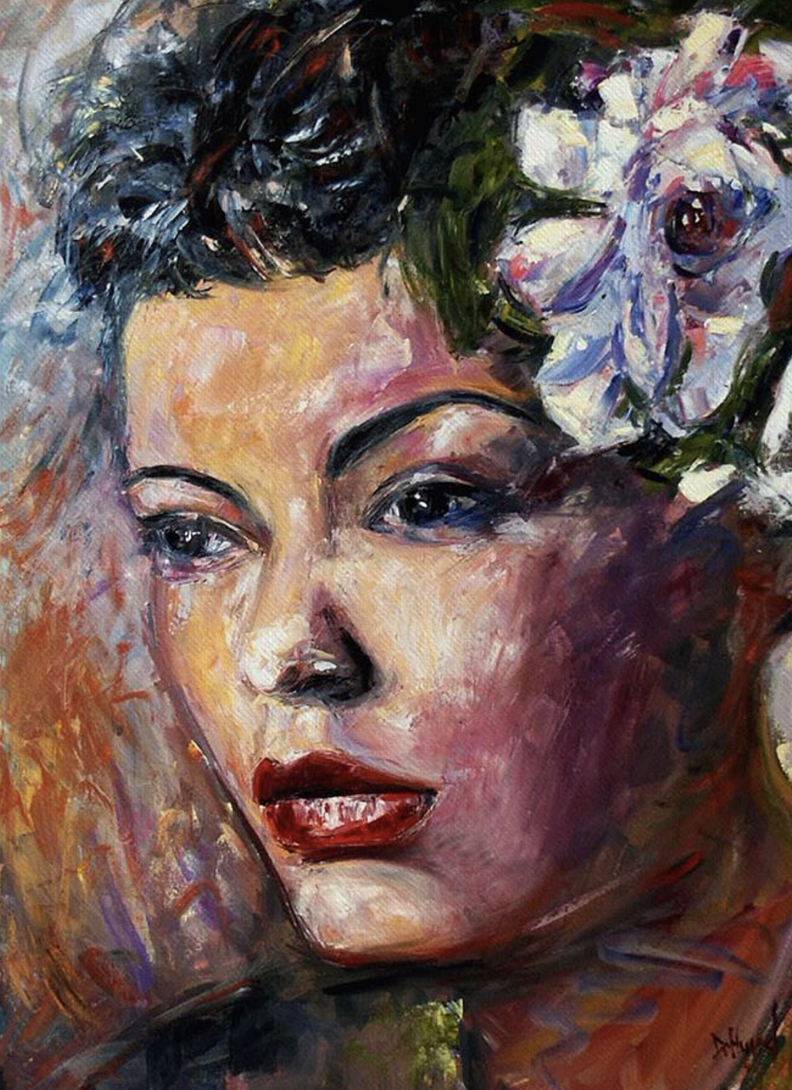 Contemporary Artists of Texas: Female Portrait, Fine Art Original Oil ...