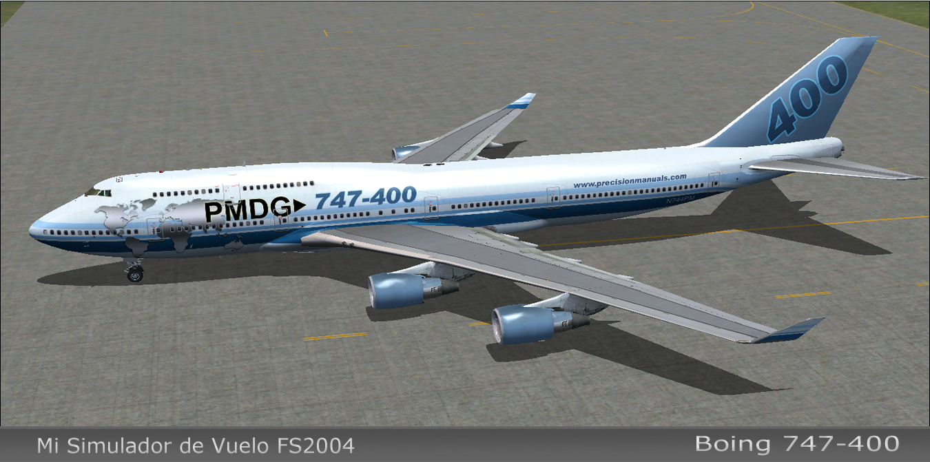 RetroGamerDistrito: FS2004 - PMDG Boing 747-400