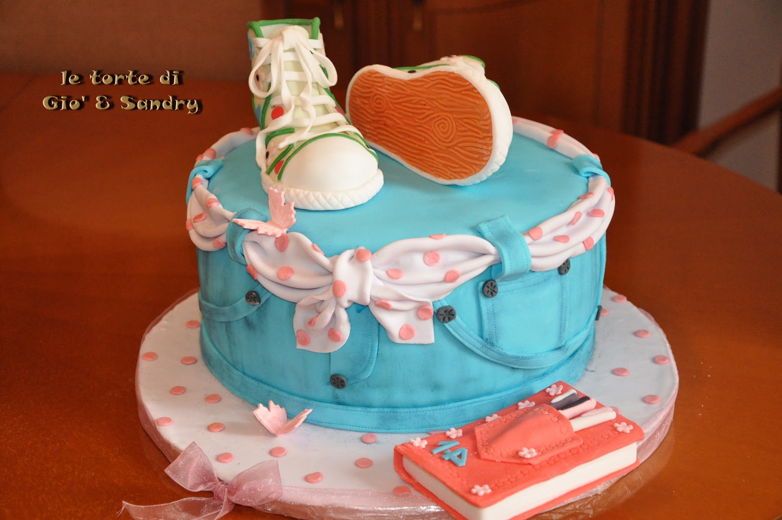 la dolce rosa di monte: Sneakers cake