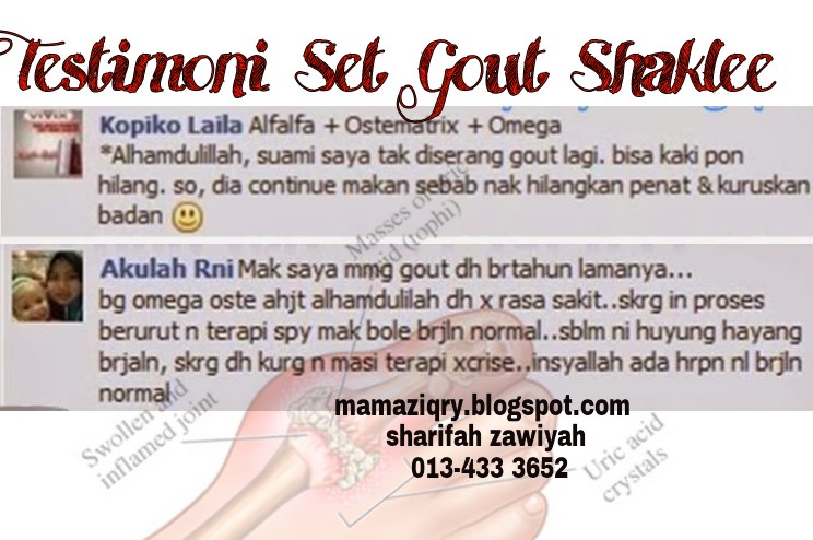 Punca GOUT Dan Bagaimana Cara Mengatasinya ~ Diari Mama Ziqry