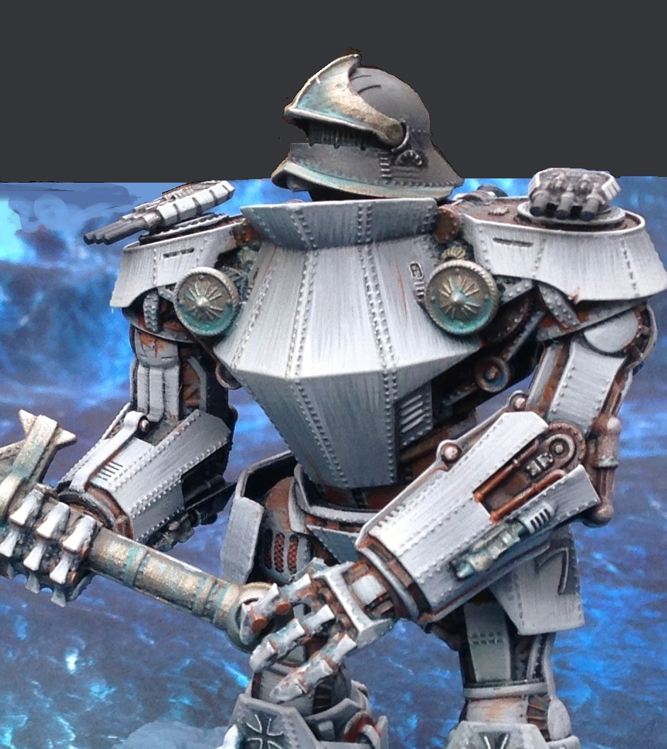 Full Spectrum Dominance: Painting Progress - Dreadnought-Robot