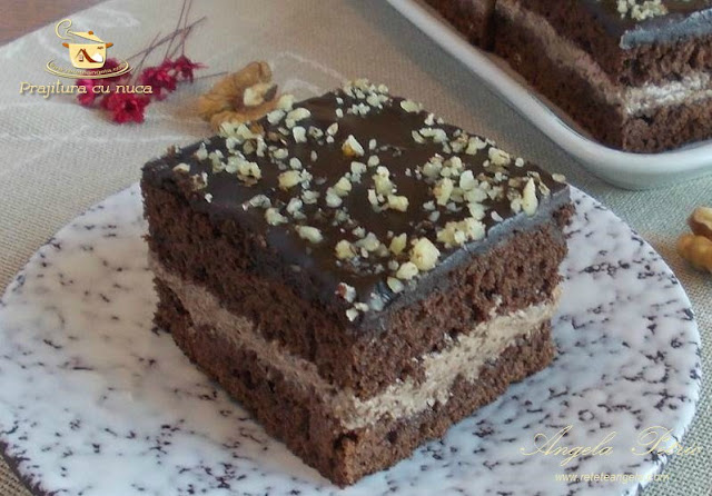 Prajitura cu nuca ~ ReteteAngela ~ retete culinare simple si gustoase