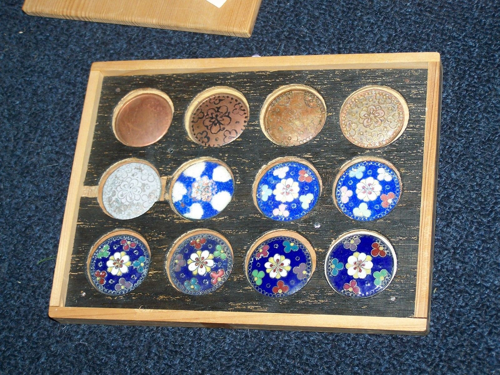 Beadiste: Puzzling Evidence - Japanese Inaba Cloisonne Buttons