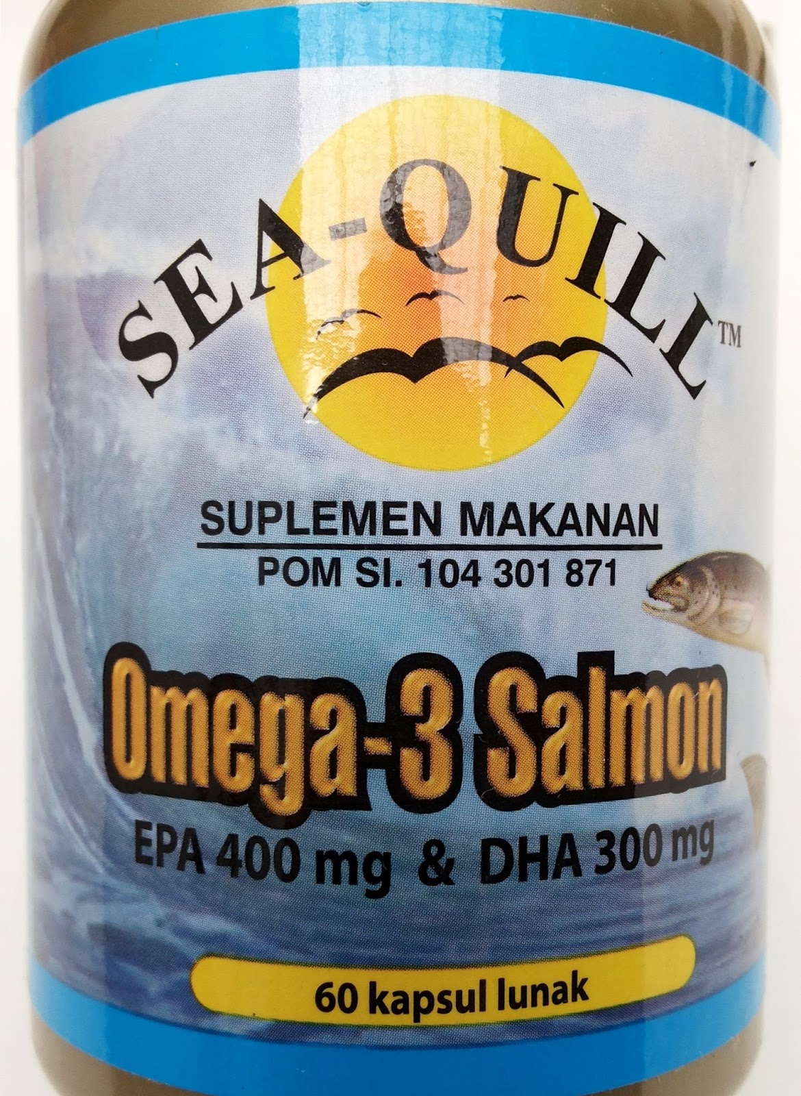 Toko Antik: SEA QUILL OMEGA 3 SALMON 1000 Mg. UNTUK JANTUNG ...