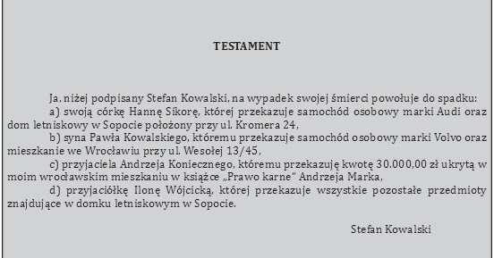 Prawo spadkowe: Jak powinien wyglądać podpis pod testamentem?