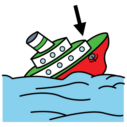 Un barco se hunde en Corea del Sur
