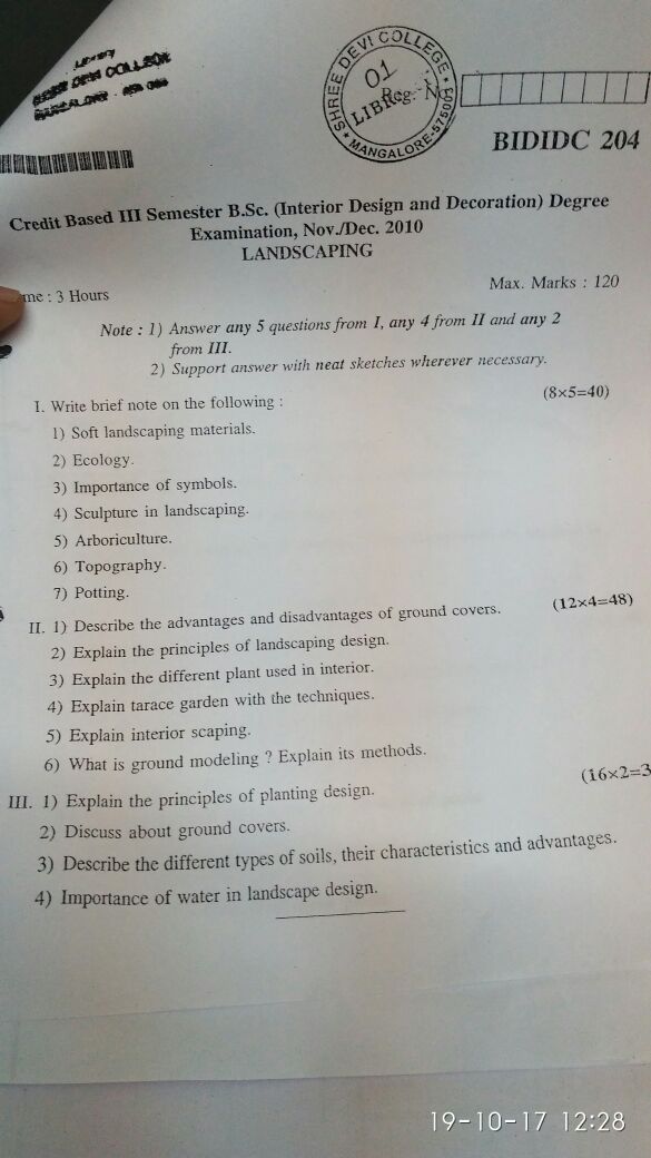 Diploma Interior Design Question Paper | Psoriasisguru.com