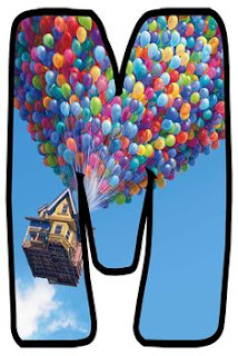 Abecedario de la Película Up. Up Movie Alphabet. - Oh my Alfabetos!