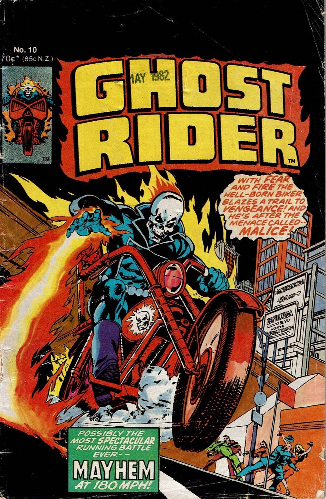 notes from the junkyard: Ghost Rider #10: MAY 1982