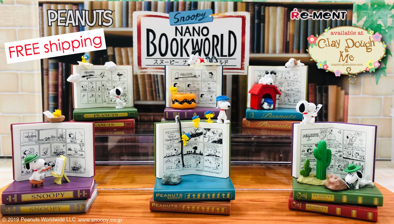 Clay Dough & Me: Re-ment Miniatures PEANUTS Snoopy