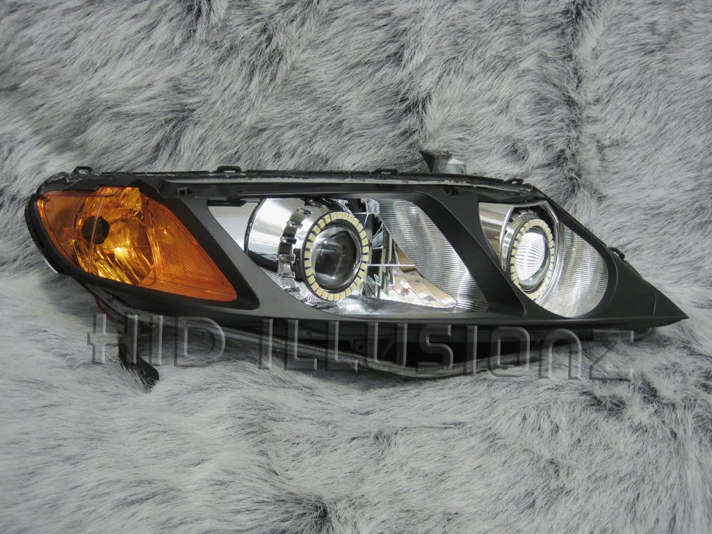 HID ILLUSIONZ: Honda Civic SI Custom LED Angel Eyes SC430 FX35 E46 ...