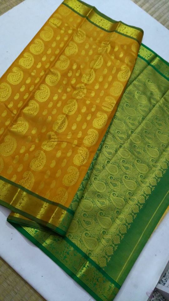 kanchipuram tissue weaving mix silk sarees