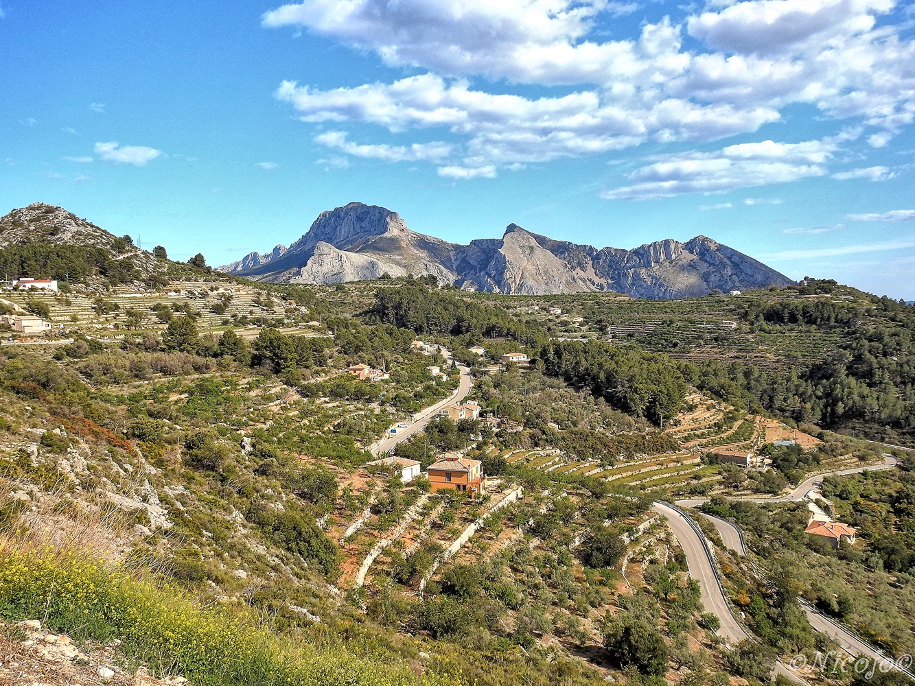 Foto's en korte verhalen uit Spanje: Coll de Rates.