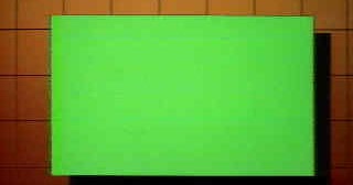 The green screen