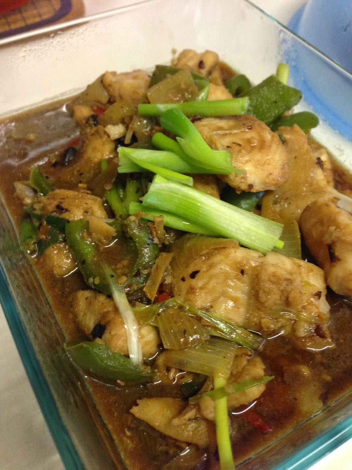From the Wok to your Fork: Stir fried fish-fillet with black bean sauce