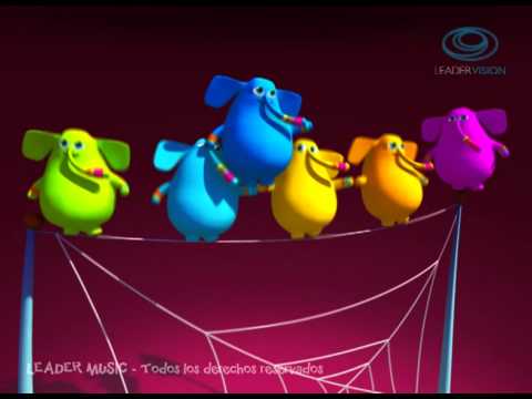 Un Elefante se Balanceaba - Rondas y Canciones Infantiles 3D - VER DIBUJOS ANIMADOS GRATIS