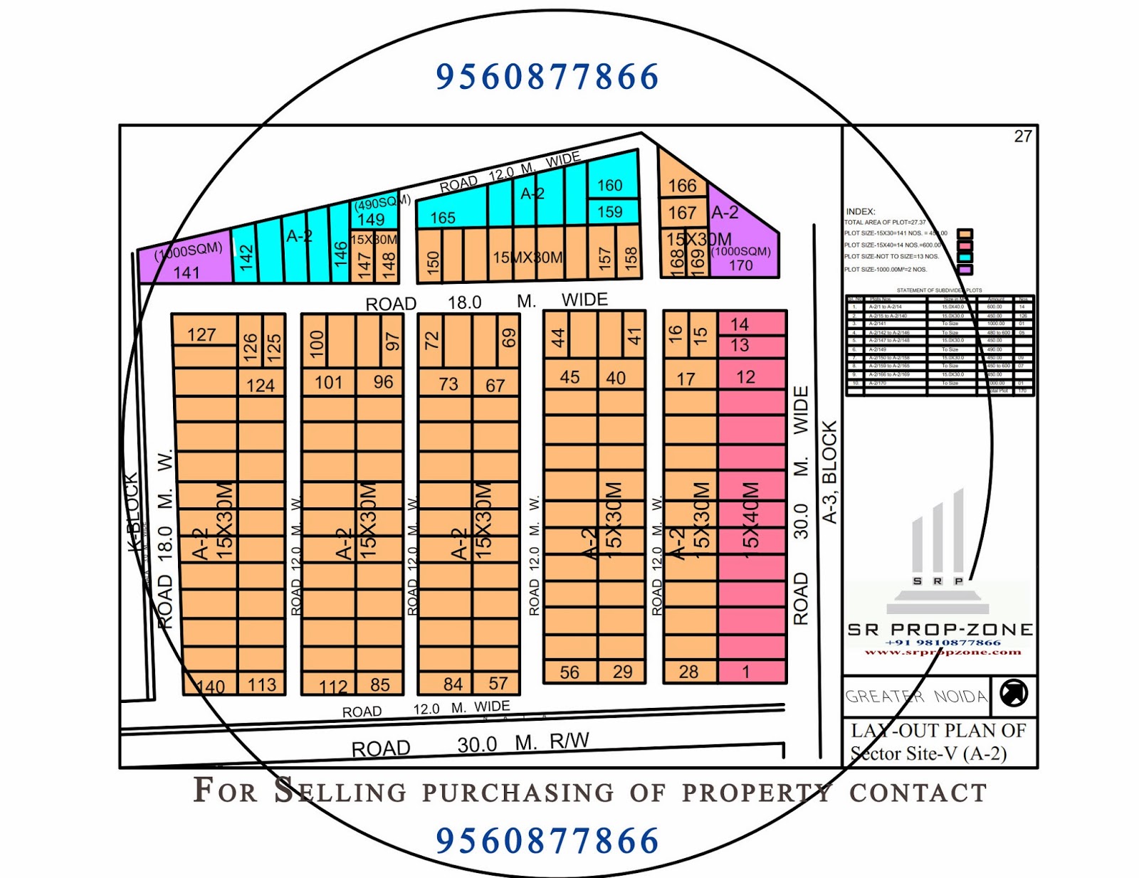 A-2 Surajpur Site-5 Layout Master Plan HD Map Greater Noida - Ecotech ...