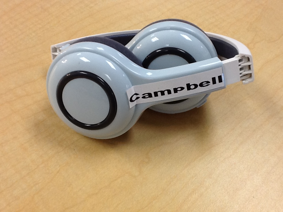 iPads In Learning: identifying and storing iPad headsets