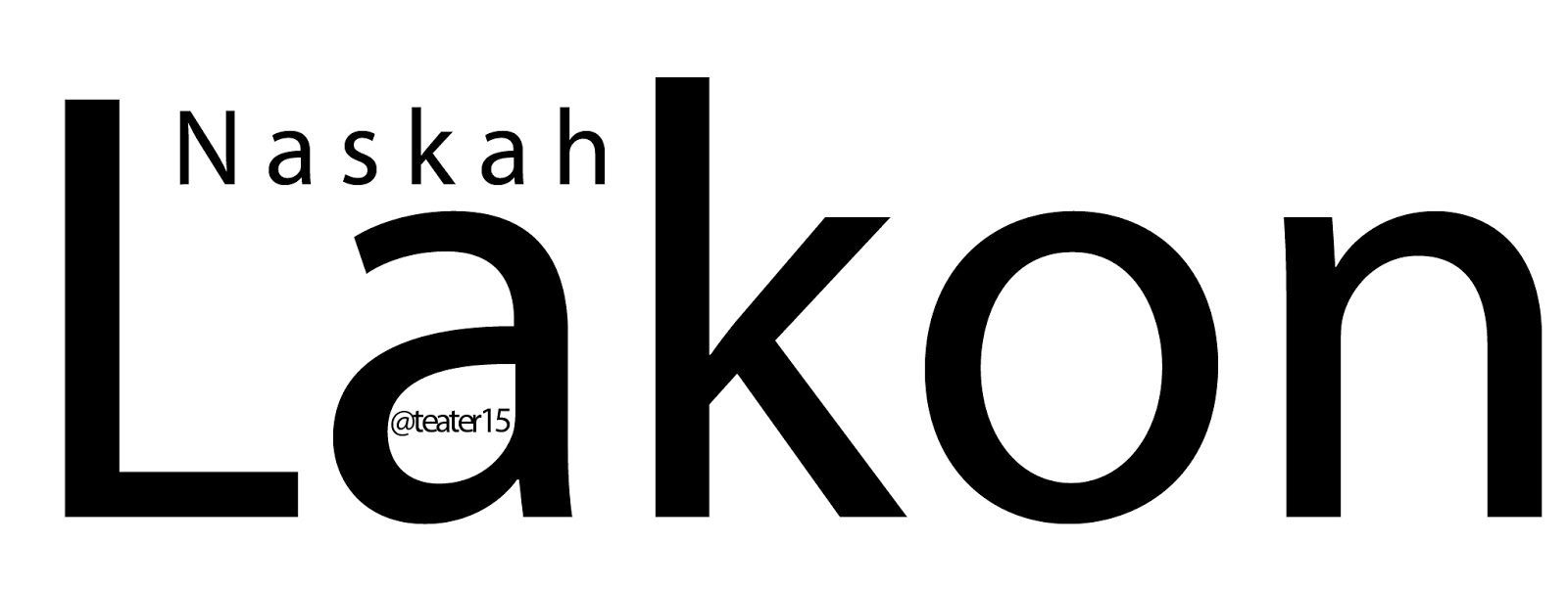 Naskah Lakon - teater ekslibels