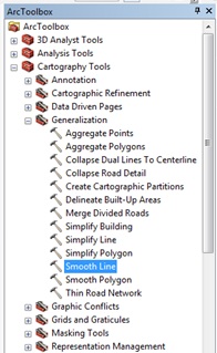 Memperhalus Dijitasi di ArcGIS Menggunakan Smooth Line (Polyline ...