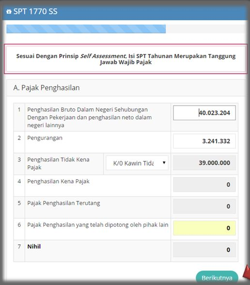 Cara mengisi Efiling Pajak Online 2019 Dilengkapi Petunjuk Gambar | SD ...