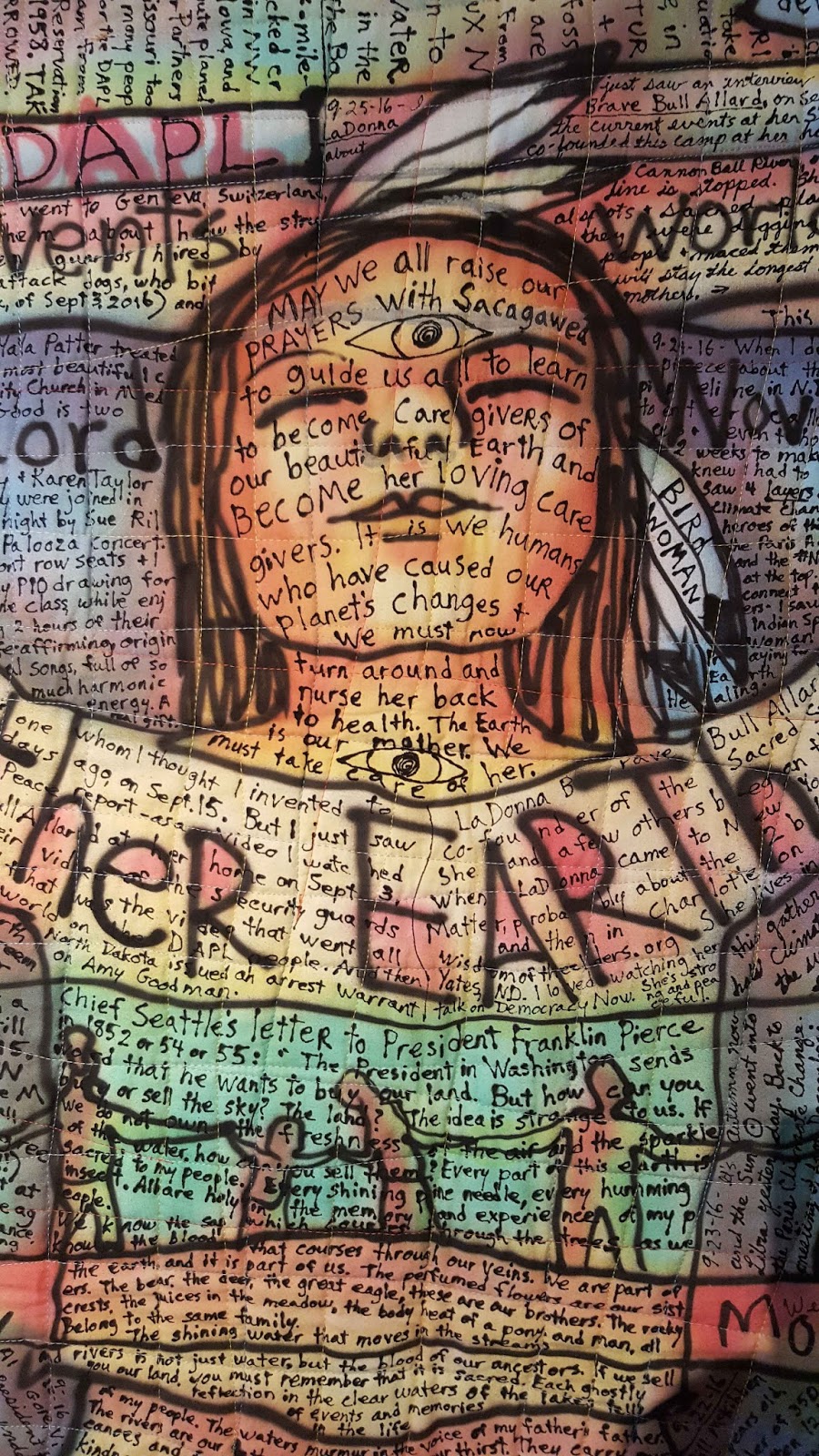 the stunning quilts of artist Susan Shie