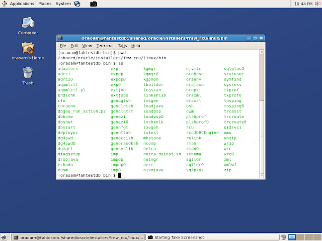 Oracle Fusion Applications: Creating OAM11g database RCU