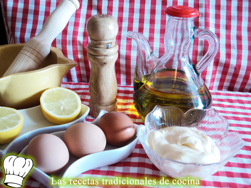 Receta de salsa Mayonesa casera al estilo tradicional
