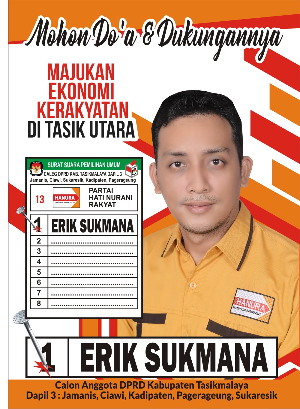 Desain x banner cdr - bdaawards