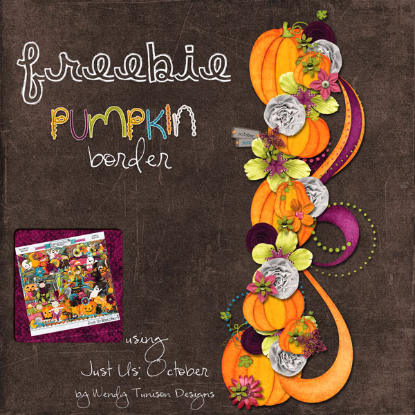 Jessica's Custom Creations: Just Us: October *FREEBIE