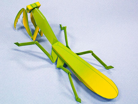 Papercraft - Praying Mantis - Papercraft4u | Free Papercrafts, Paper ...