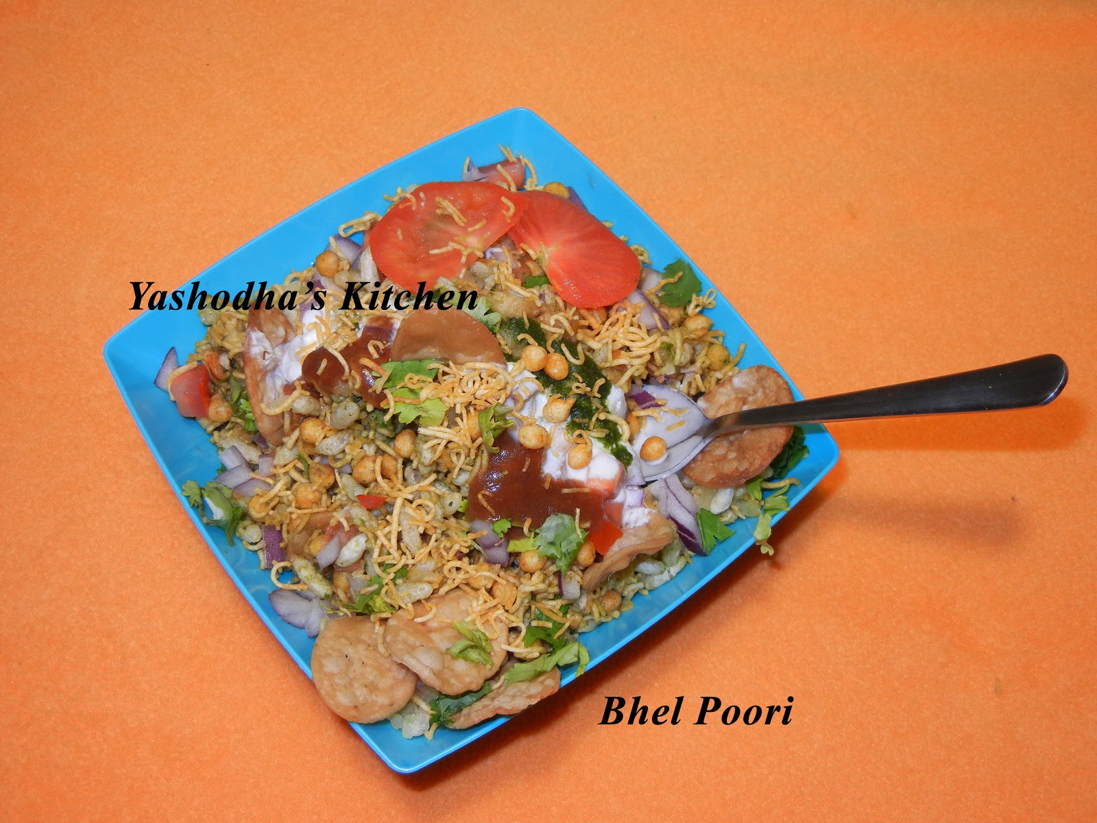 Yashodha's kitchen: BHEL POORI FOR SNC - NO 1