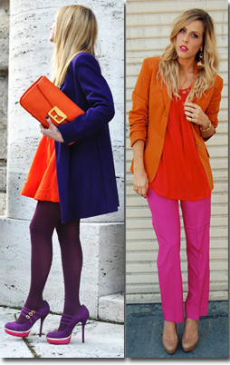 Model e Style: Roupas coloridas