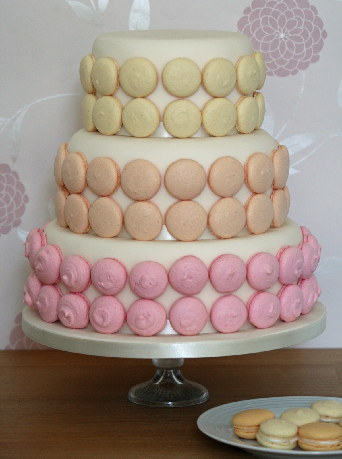 Have the Cake: Three Tier Multi-Colour Macaroon Cake