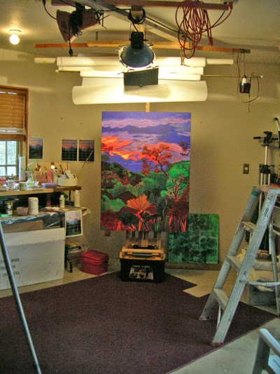 My Art Notes: Studio Set Ups Past and Present