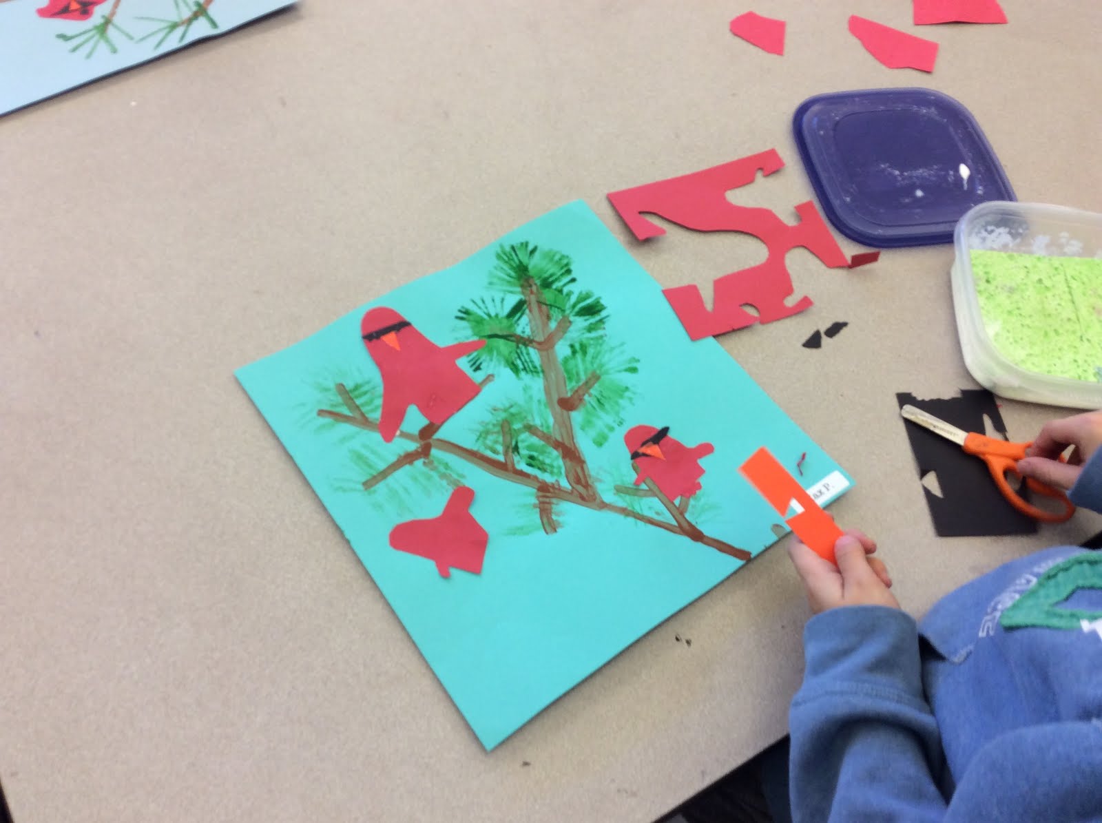 Mini Matisse: Winter Birds