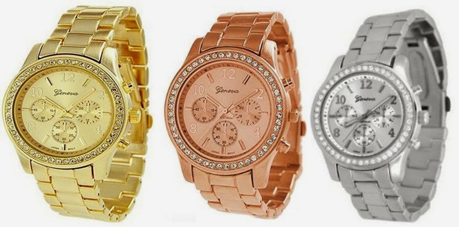 Janie Girl: Amazon: Geneva Watches, Set of 3 $8.45 Shipped!