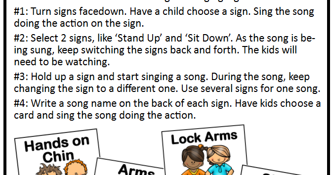 The Primary Pad: More Singing Signs