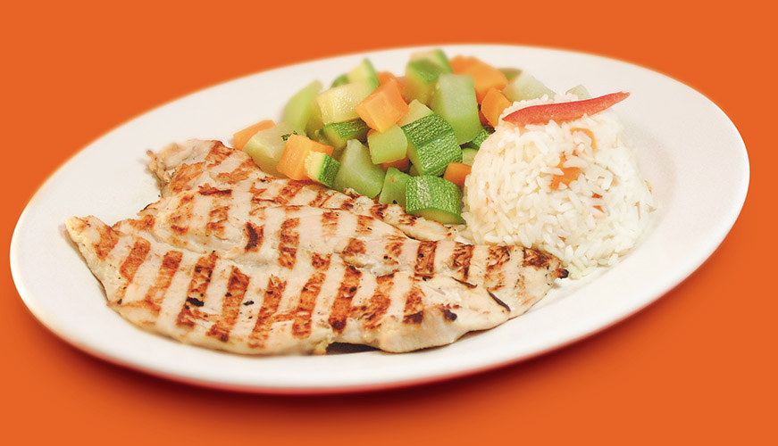 PECHUGA A LA PLANCHA CON ARROZ Y VEGETALES ~ DE CHIAPAS PARA EL MUNDO