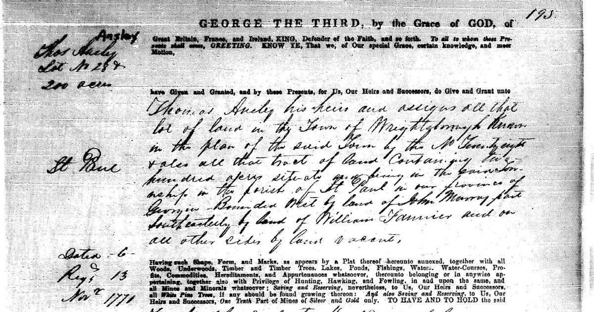 Genealogy Frame of Mind: Thomas Ansley - Wrightsboro, Georgia (1770)