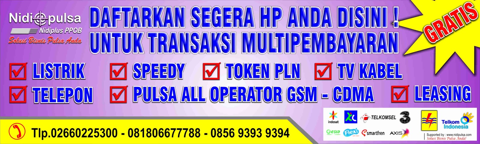 PPOB Teras.NET: : Contoh Pembuatan Spanduk Untuk PPOB Paymen Point ...