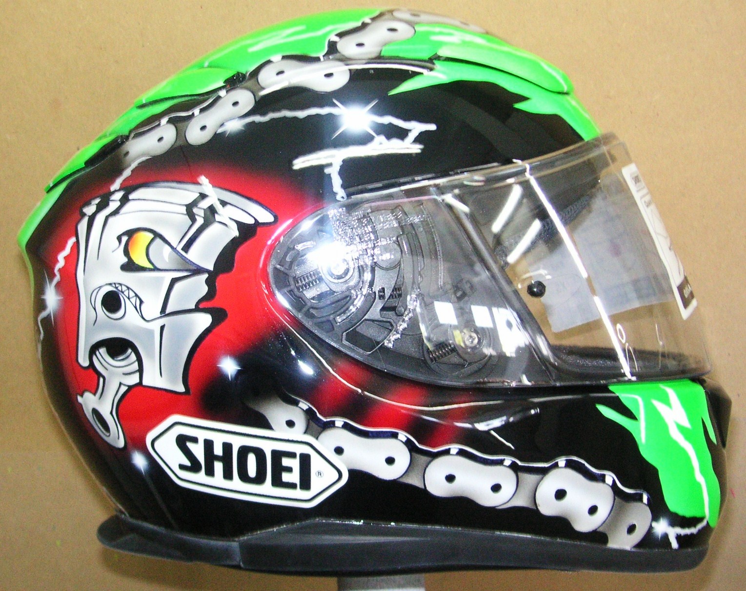 Hand Painted Helmets - Design your helmet today..!!: Shoei Custom ...