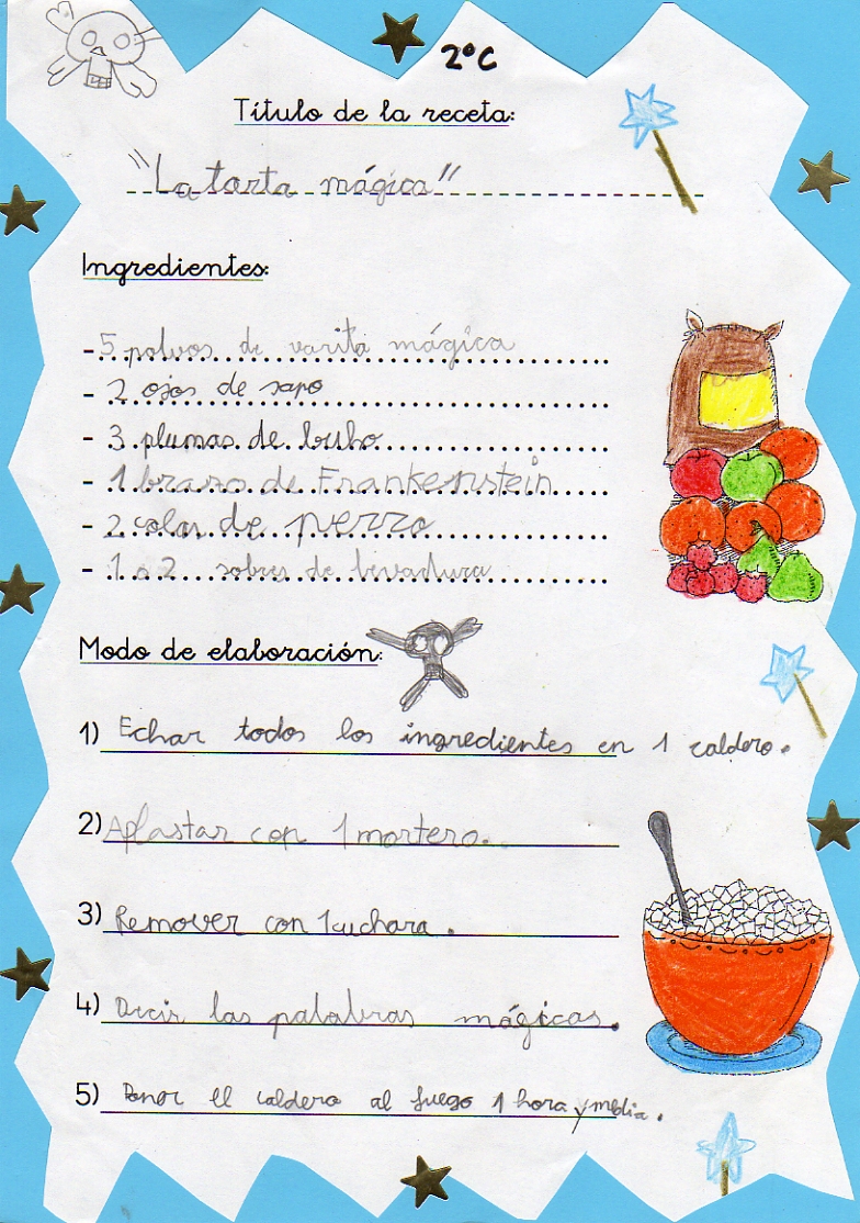 CEIP MARIANO JOSÉ DE LARRA: RECETAS DE COCINA