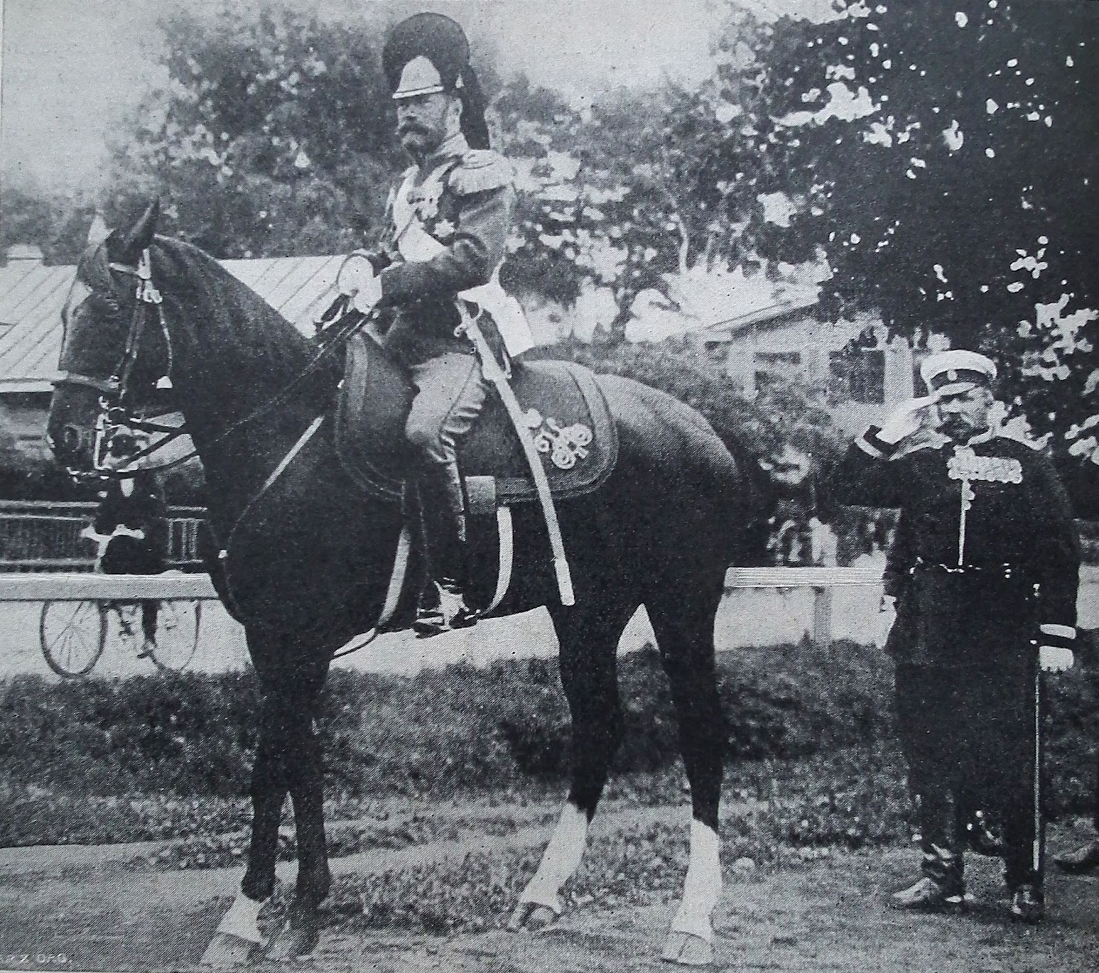 The Things I Enjoy: Czar Nicholas II on a morning ride in 1905