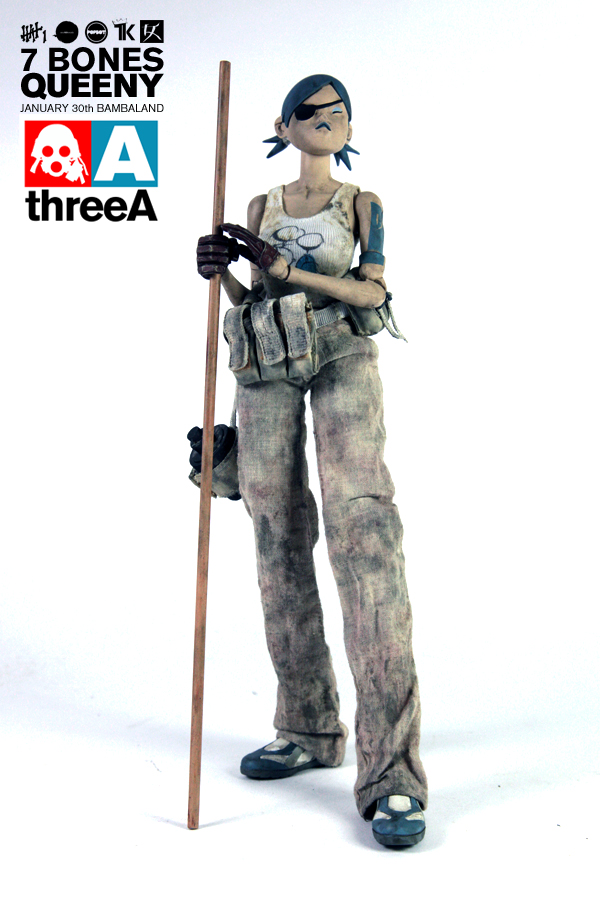 INSIDE THE ROCK POSTER FRAME BLOG: 3A Toys Ashley Wood 7Bones Queeny Figure on sale details